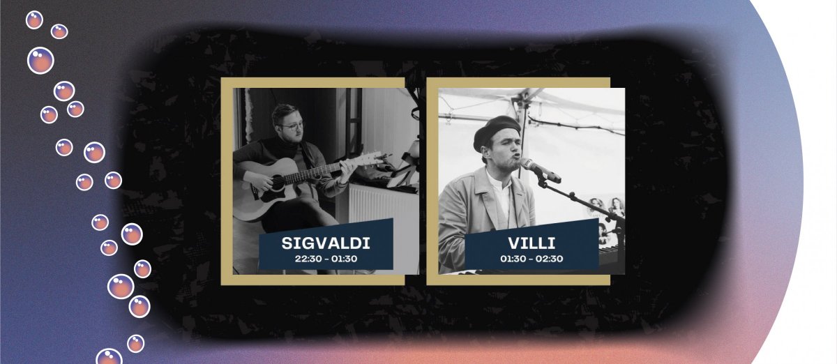 Tónleikar á Götubarnum - Sigvaldi & Villi | Halló Akureyri