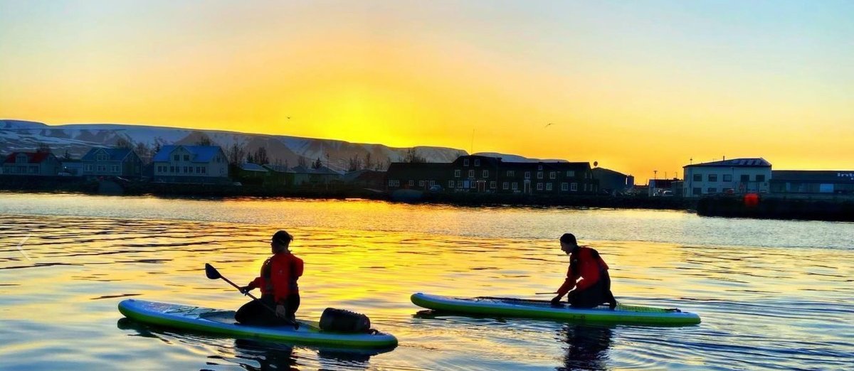 Kvöldróður með Paddle North Iceland | Halló Akureyri