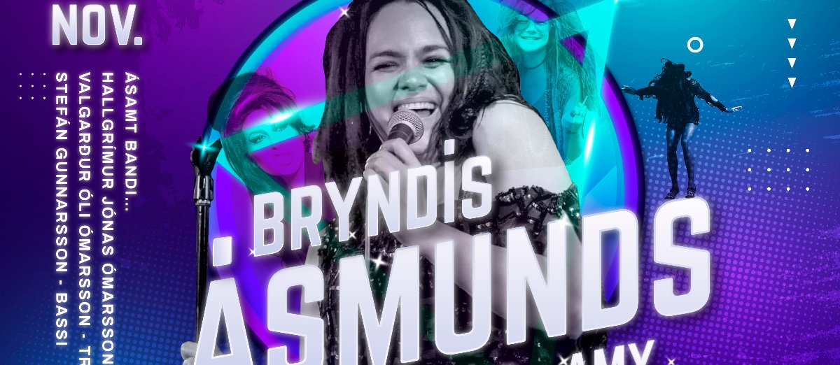 Bryndís Ásmunds sings songs by Amy, Janis and Tina | Visit Akureyri